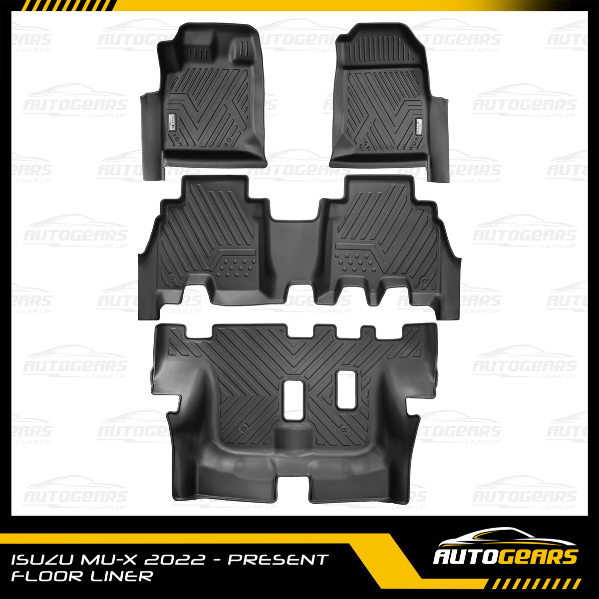 ISUZU MUX MU-X (2022 - 2026) Deep Dish Matting | Floor Liners V1 ...