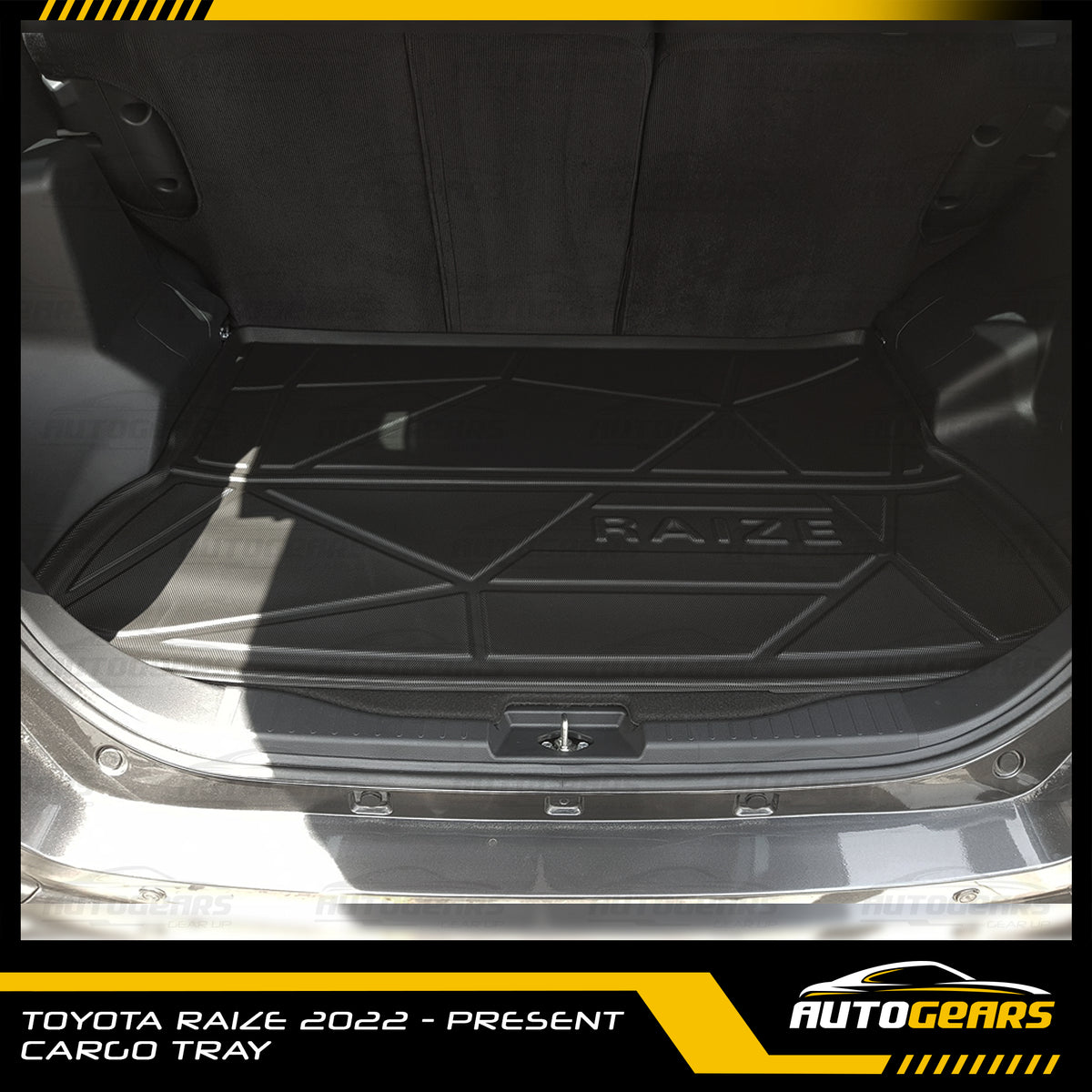 Toyota Raize (2022 - 2025) Trunk Tray | Cargo Tray – Autogears PH