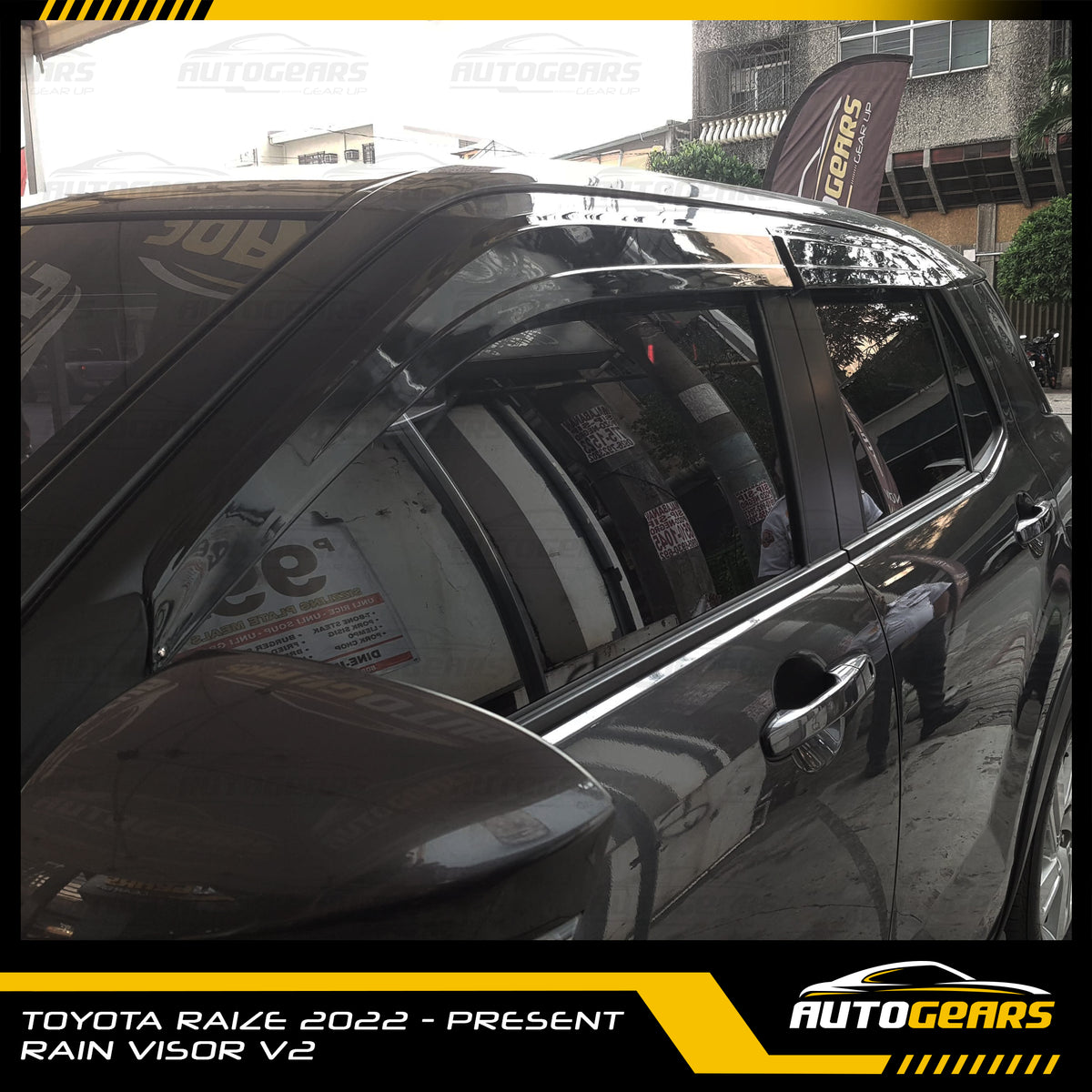 Toyota Raize (2022 - 2026) Rain Visor V2 – Autogears PH