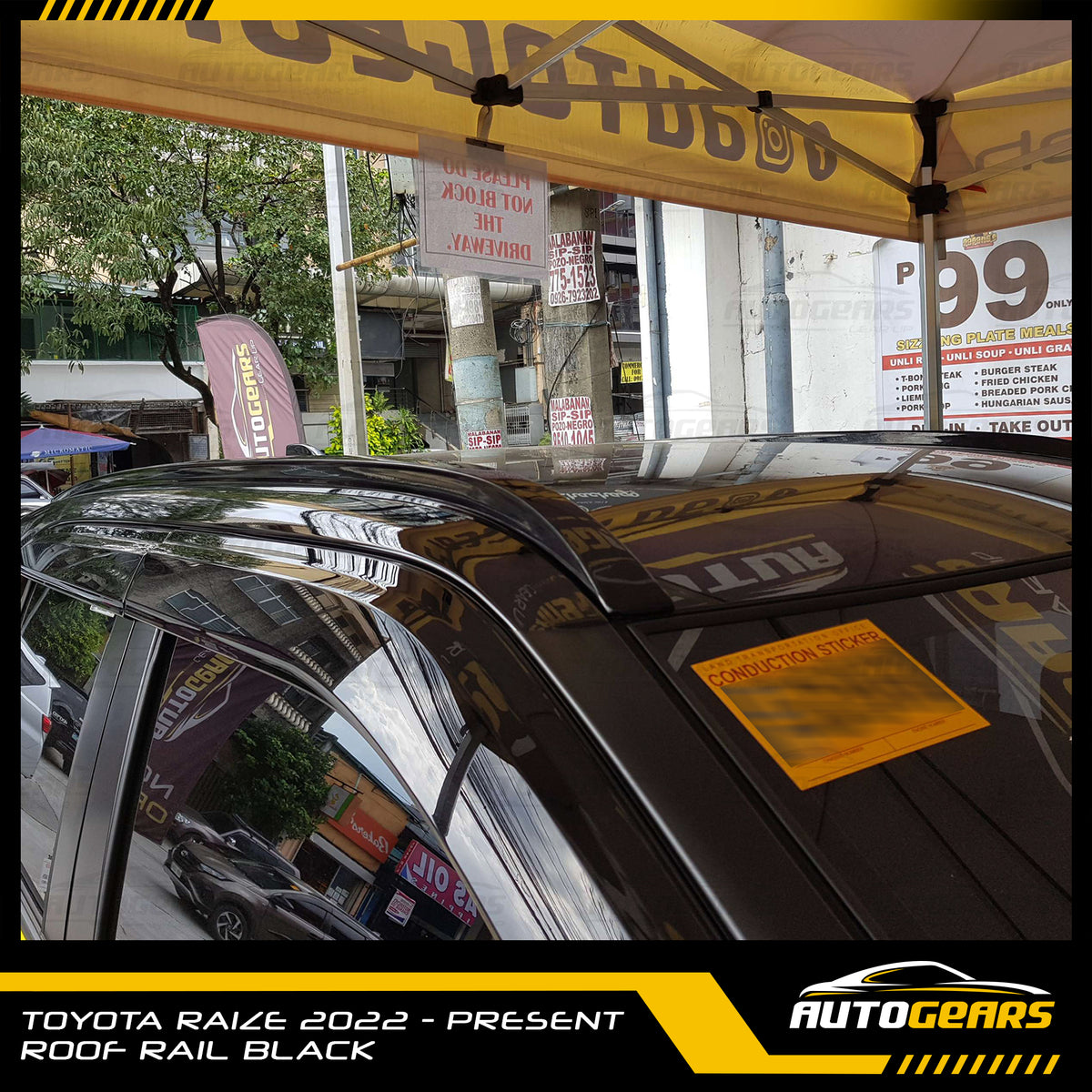 Toyota Raize (2022 - 2026) Roof Rail – Autogears PH