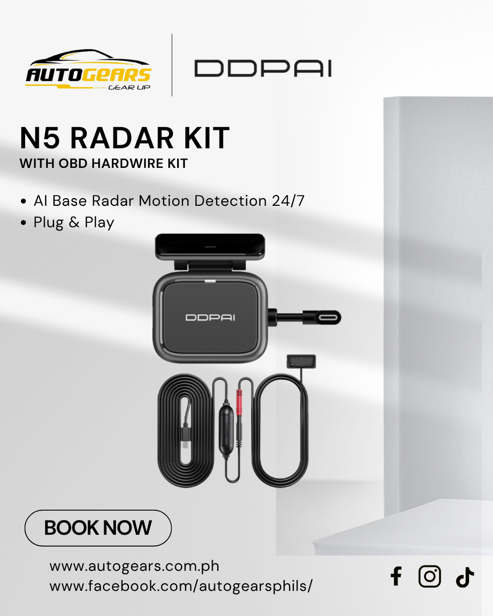 DDPAI N5 Radar Module with OBD Hardwire Kit – Autogears PH