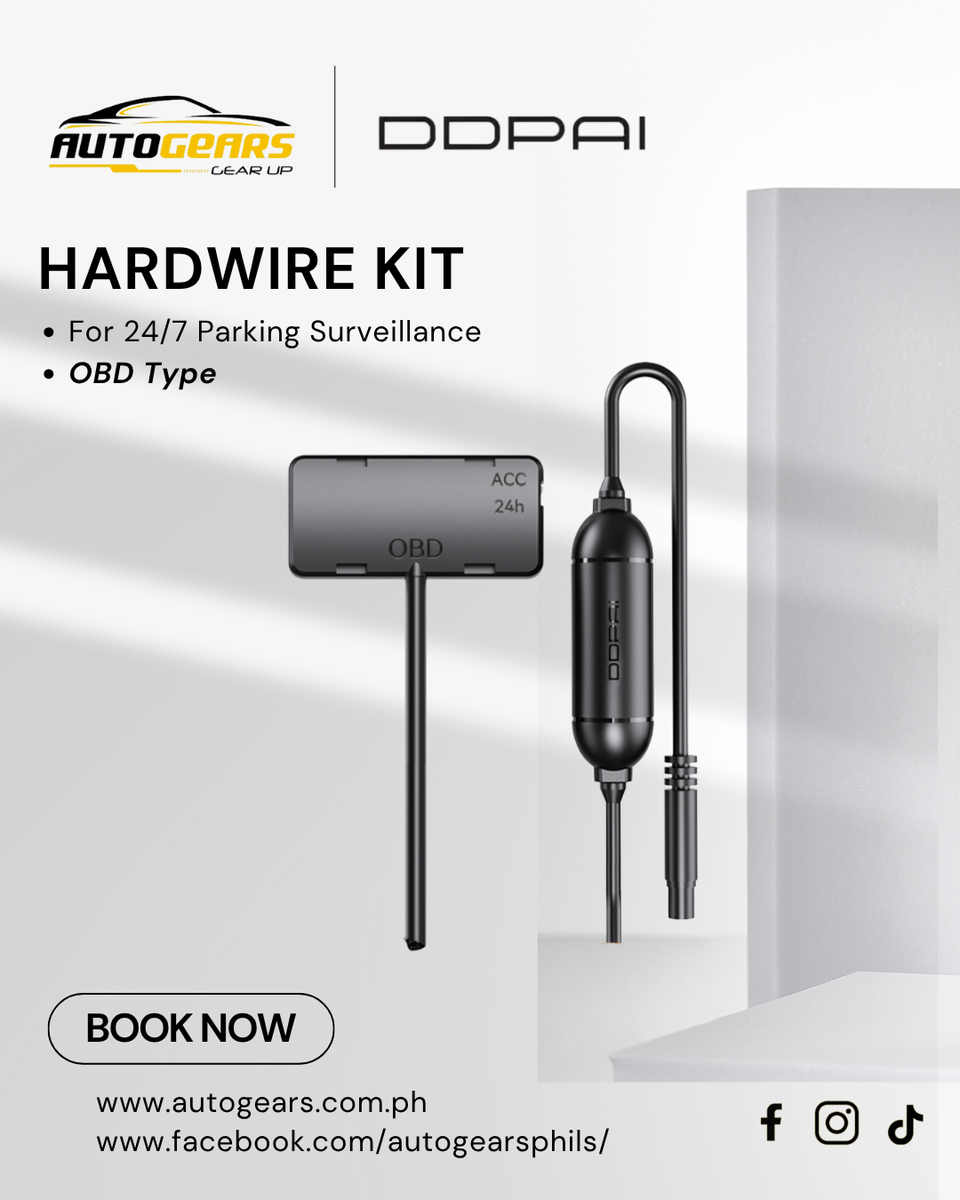 DDPAI OBD Type Hardwire Kit – Autogears PH