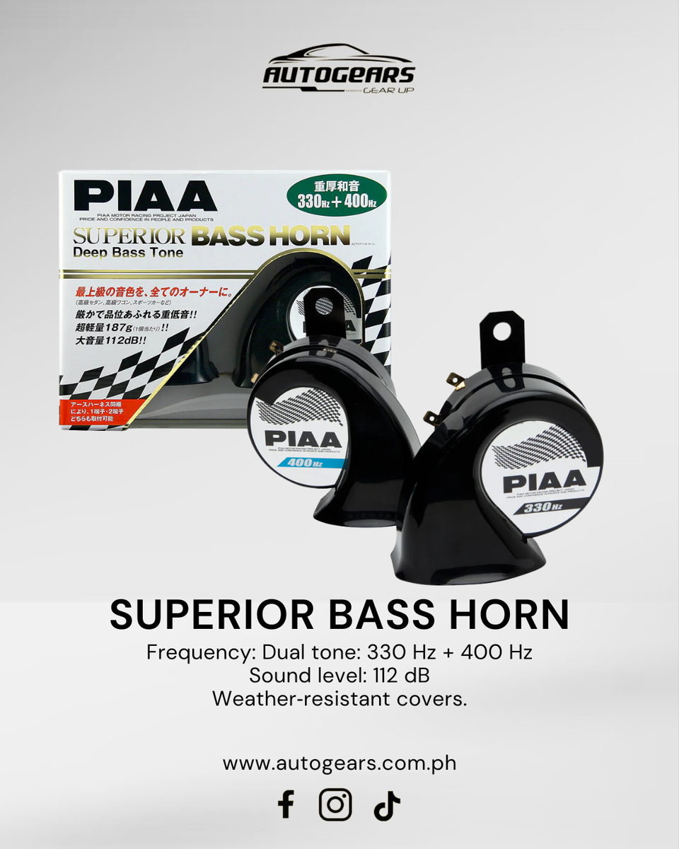 PIAA Superior Bass Horn – Autogears PH