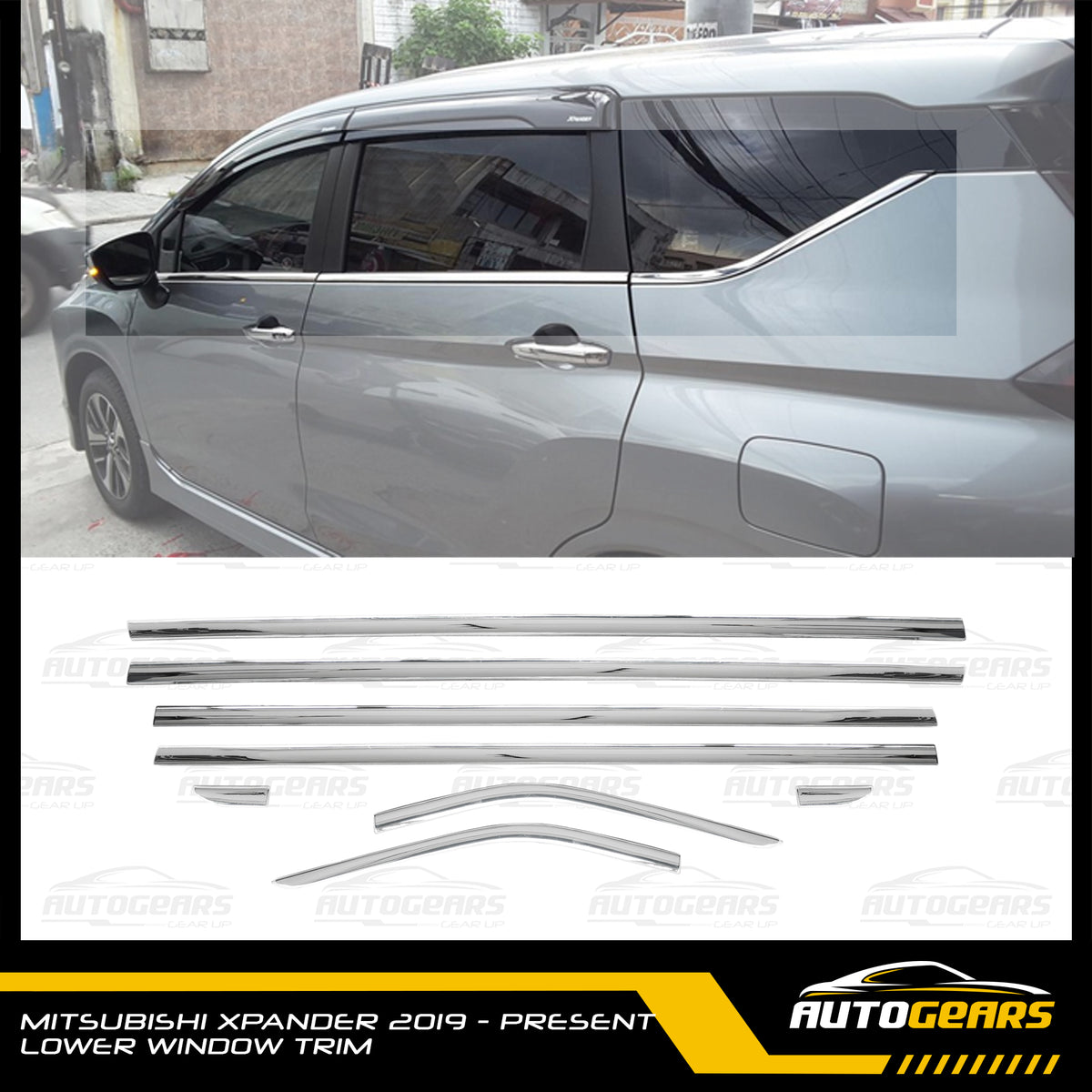 Mitsubishi Xpander (2019 - 2026) Lower Window Trim – Autogears PH