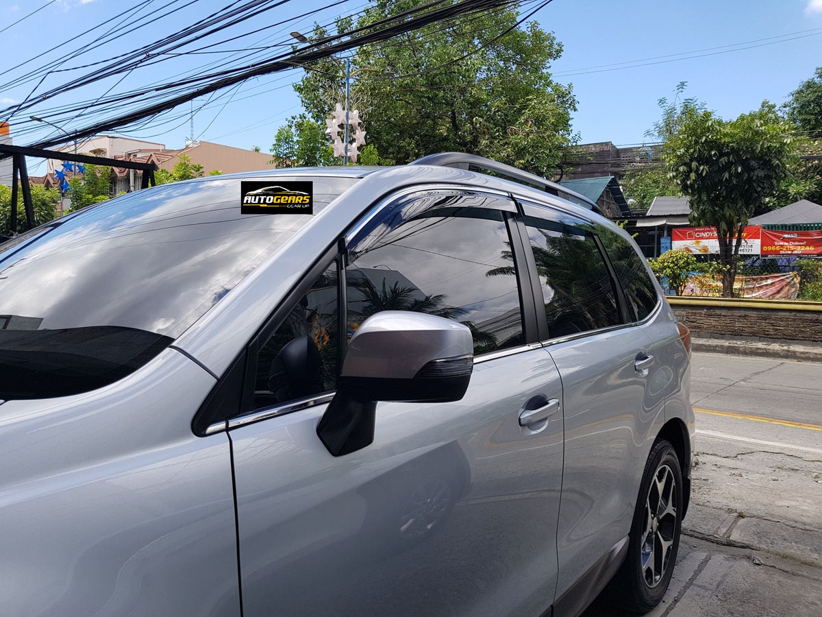 Subaru Forester (2019 - 2026) Rain Visor with Chrome Trim V1 – Autogears PH