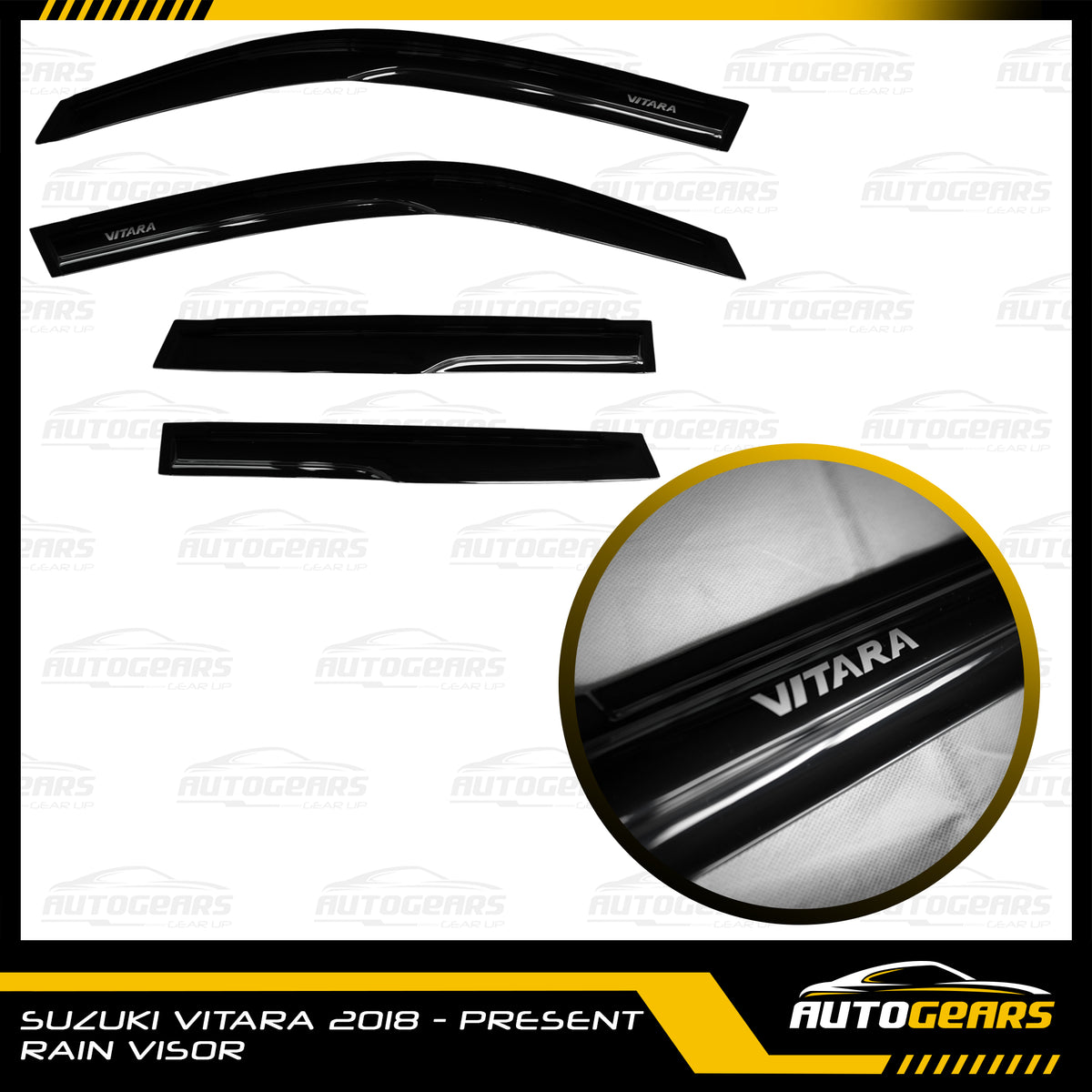Suzuki Vitara (2017 - 2022) Rain Visor with Logo – Autogears PH