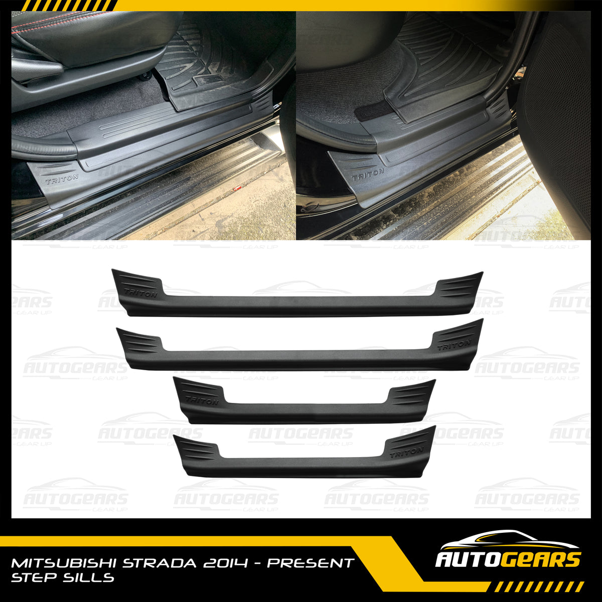 Mitsubishi Strada (2014 - 2023) Step Sills – Autogears PH
