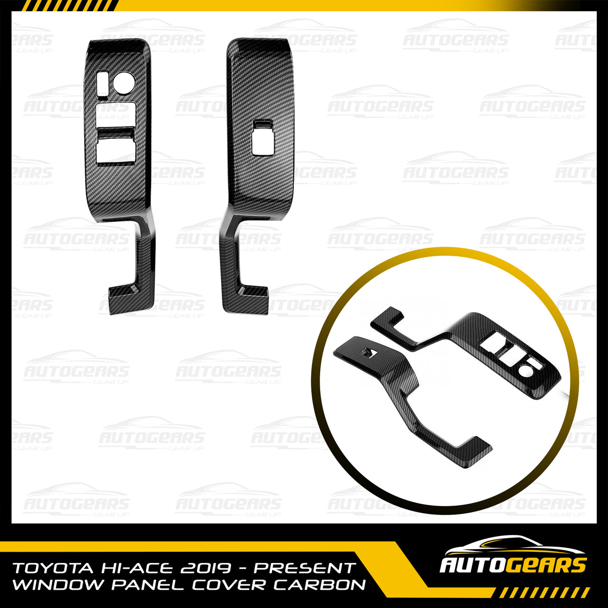 Toyota Hiace (2019 - 2026) Window Panel Cover – Autogears PH